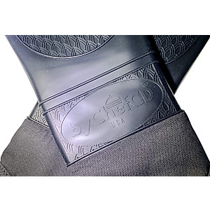 Extra Long Silicone Oven Mitts - Silicone Mitts, Heat Resistant Mitts, Non-Slip Professional Cooking Mitts, Kitchen Potholders and Oven Mitts, Heat Resistant Grill Gloves, Oven Mitts (Black, X-Long)