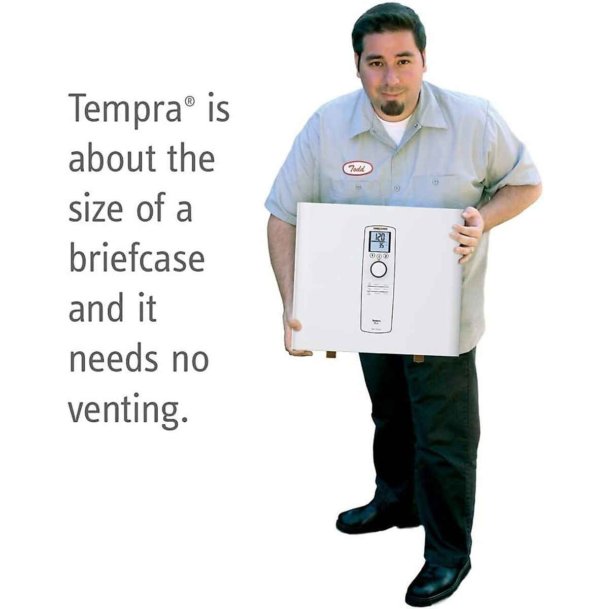 Stiebel Eltron Tankless Water Heater – Tempra 24 Plus – Electric, On Demand Hot Water, Eco, White, 20.2