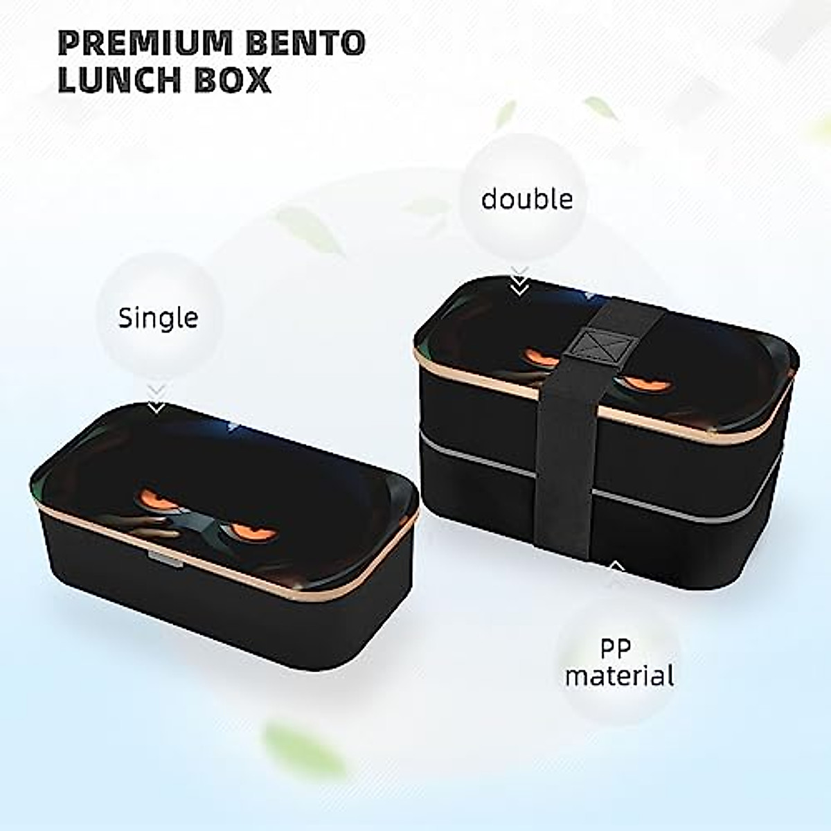 Future Astronauts Adult Lunch Box, Bento Box, With Cutlery Set Of 3, 2 Compartments, Rectangular, Lunch Box For Adults