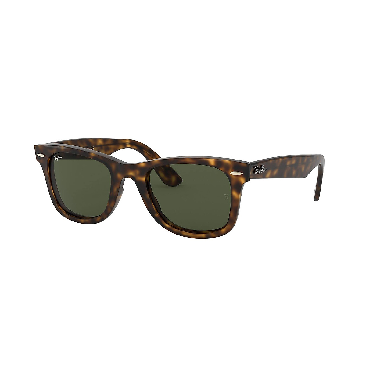 Ray-Ban Rb4340 Wayfarer Ease Square Sunglasses, Light Havana/G-15 Green, 50 mm