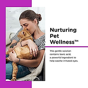 Nutri-Vet Eye Rinse for Cats | Gentle Formula Removes Debris | Helps Reduce Irritation and Prevent Tear Stains | 4oz