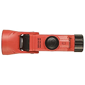 Streamlight 88901 Vantage 180 X Helmet Mounted and Right Angle Firefighter Flashlight with Helmet Bracket, Orange