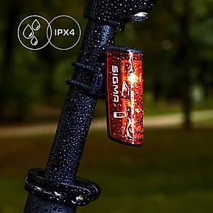 SIGMA Sport Blaze LED Bicycle Light Battery Rear Light with Brake Light German Road Traffic Act StVZO Approved