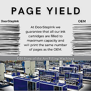 DoorStepInk Remanufactured in The USA Ink Cartridge Replacements for Dell Series 5 M4640 M4646 Black Color Combo Pack Photo All-in-One 922 924 942 944 946 962 964