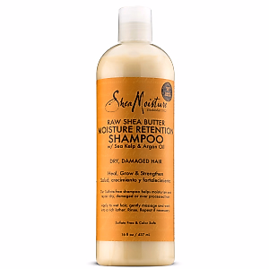 Raw Shea Butter Moisture Retention Shampoo by Shea Moisture for Unisex - 13 oz Shampoo - Pack of 2