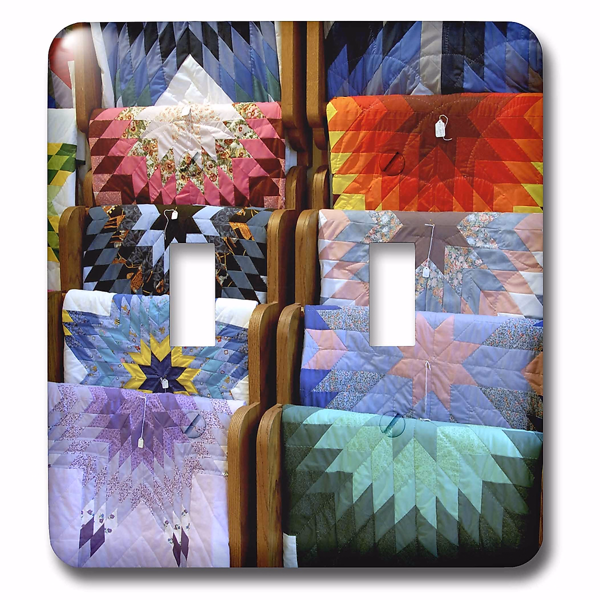 3dRose lsp_94308_2 Sd, Prairie Edge Trading Co, Native American Us42 Cmi0125 Cindy Miller Hopkins Light Switch Cover