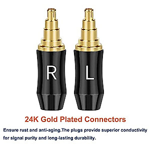 gotor Replacement Cable for Sennheiser IE 40 Pro IE40 Pro 7N Silver Plated Copper Extension Cord 1.2m 3.9Feet (3.5mm 3 Pole)