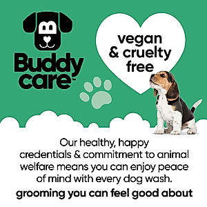 Buddycare Dog Ear Cleanser Soothing Ear Cleaning Solution for Dogs | Naturally Derived Ingredients With Aloe Vera (200ml)