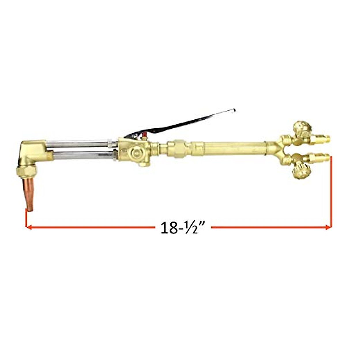 Heavy Duty Oxy-Fuel Torch Replacement for Victor with Check Valves + Cutting Tip + Welding Tip + Heating Tip (Acetylene)