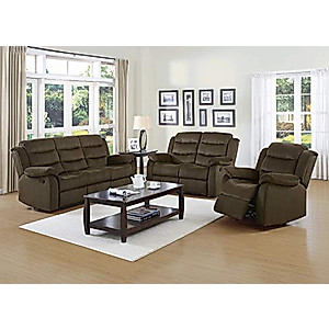 Coaster Furniture Rodman Motion Sofa with Pillow Arms Chocolate 601881