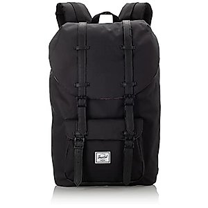 Herschel Men's Little America Classic Backpack, Black/Black, One Size