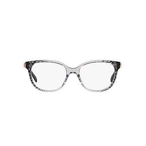 Coach HC6194U Universal Fit Prescription Eyewear Frames, Grey Gradient Signature C/Demo Lens, 52 mm