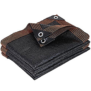 winemana 90% Shade Cloth, Dog Kennel Shade Cover, 20 x 20 FT Sturdy Durable Sunblock Shade Mesh Tarp with Grommets for Patio Plants Greenhouse Chicken Coop Porch