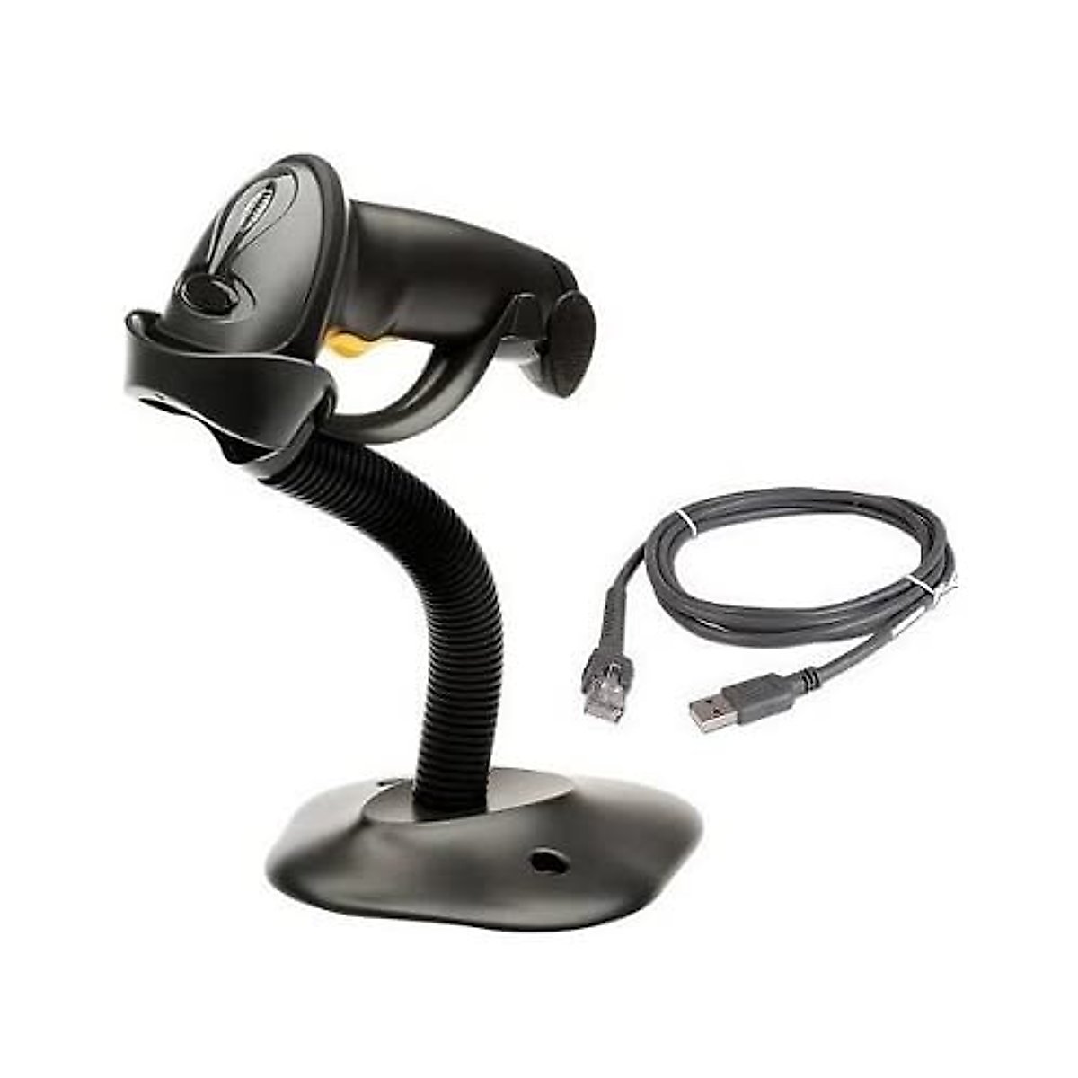 Square Stand, Square Register, Square Terminal Compatible Barcode Scanner | Zebra (Symbol) LS2208 Barcode Scanner with Hands-Free Stand and USB Cable (Renewed)