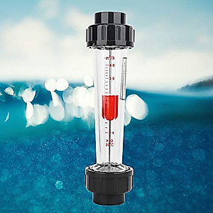 LZS-32（D）Liquid Flowmeter 0.4-4 Tube Type Liquid Flowing Meters Plastic Flat Interface Waterflow Controllers Transparent Water Rotameter Hydraulic Valve Fittings