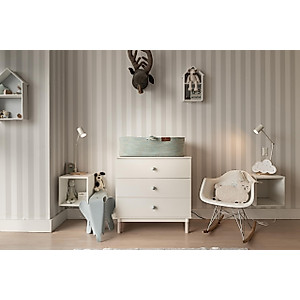 AIDENTITY Multifunctional Baby Bassinet and Changing Basket. Handmade Cotton, 5cm Mattress, Waterproof Cover. Lightweight, Foldable 4easy Travel, Must-Have for on-The-go Newborn Parents! (Beige)