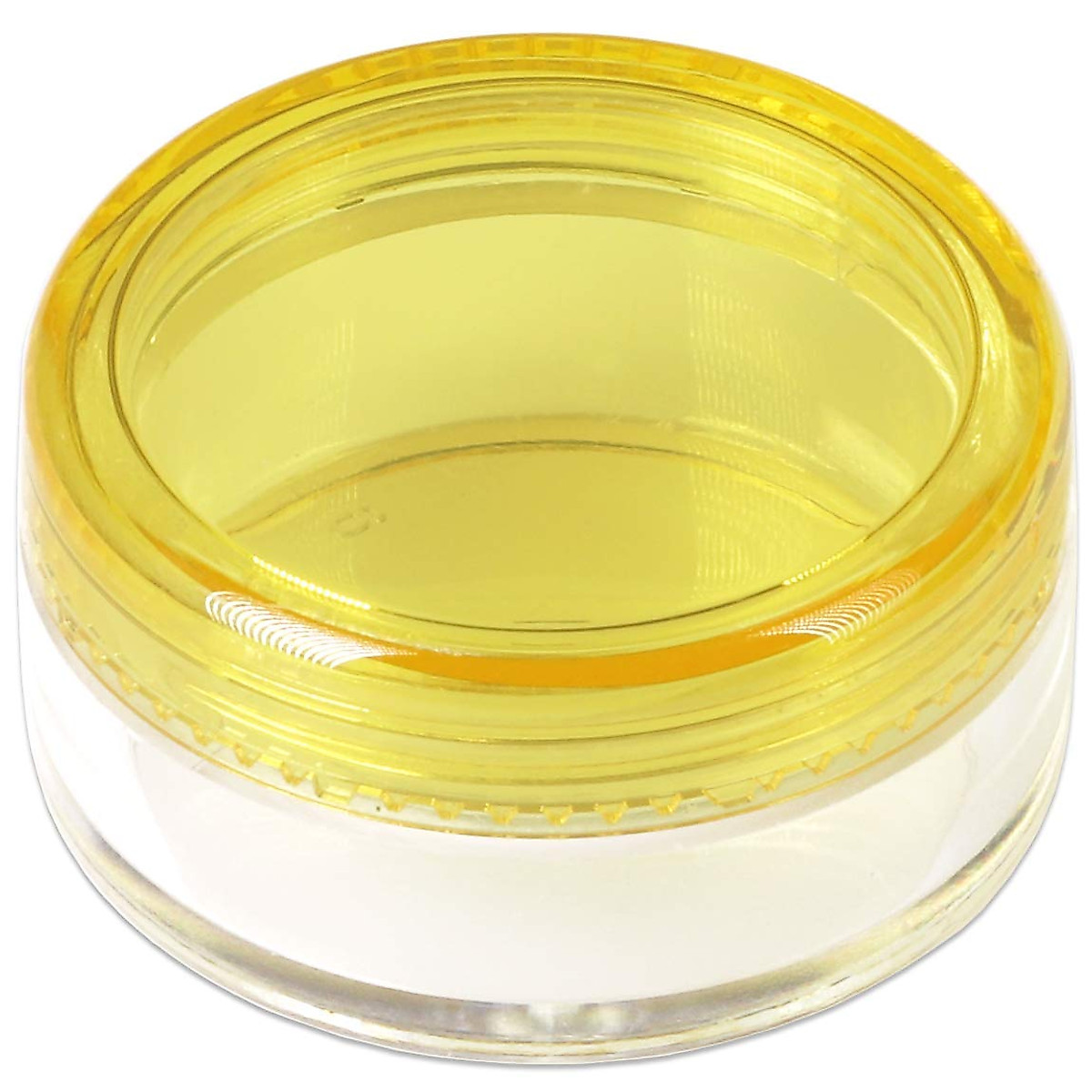 Beauticom® 10 Pieces 5G/5ML Empty Container Jars with MultiColor Lids for Makeup Cosmetic Samples, Small Jewelry, Beads, Nail Charms and Accessories