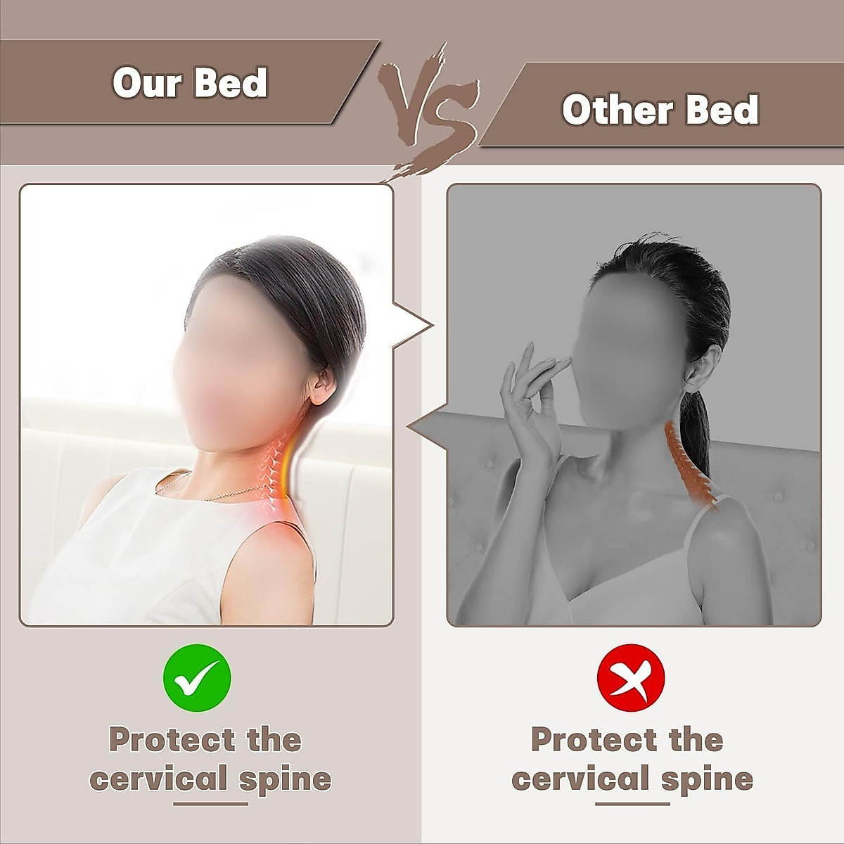 Catrimown Full Size Bed Frame with LED Lights and 4 Storage Drawers, Upholstered Platform Bed with Faux Leather Headboard, Strong Wooden Slats Support, No Box Spring Needed, Easy Assembly, White