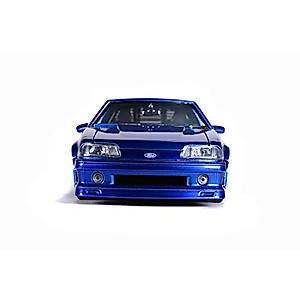 Jada Toys Bigtime Muscle 1:24 1989 Ford Mustang GT Die-cast Car Blue, Toys for Kids and Adults