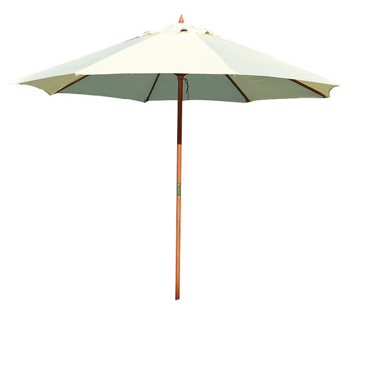 PARASOL HFDIG Outdoor Umbrella, Large Sun Umbrella, Garden Umbrella, Polyester Cloth Umbrella Cloth | Wooden/Rust-Proof Iron Umbrella Pole | Radius 62CM | Without Base