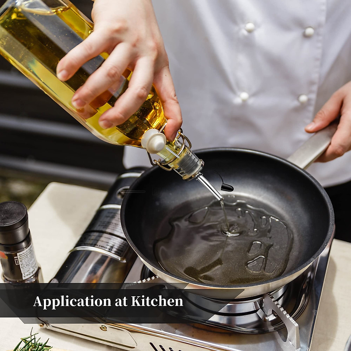 48 Pack Liquor Pour Spouts,Pour Spout for Liquor Bottles with Stoppers,Dishwasher Safe Hygienic Alcohol Speed Spouts,Pour Spouts Suitable for About 3/4" Bottle Mouth, for Olive Oil, Juice, Syrup.