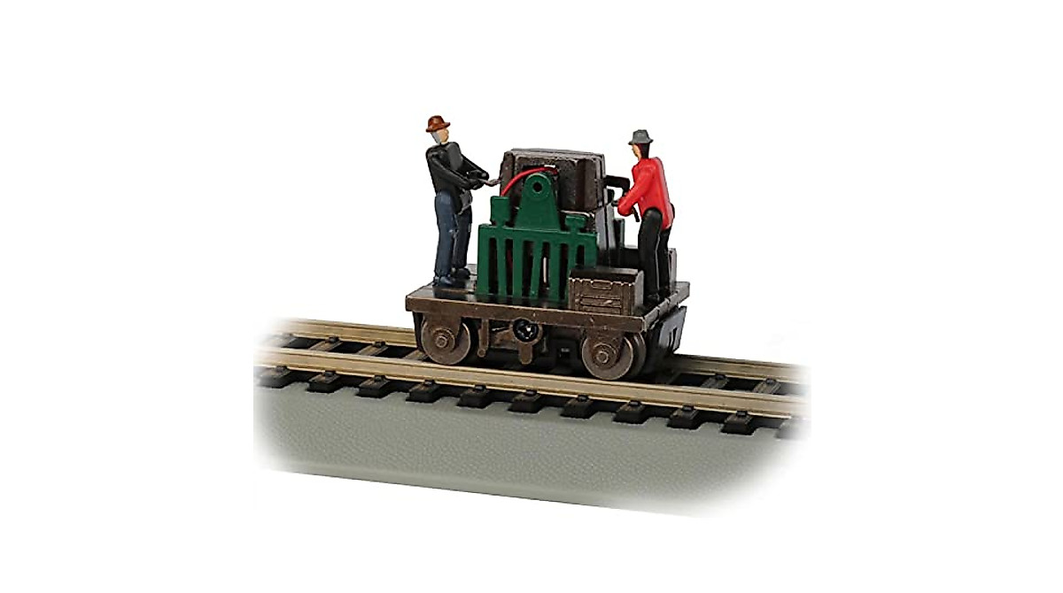 Bachmann HO Scale Gandy Dancer Hand Car – Realistic Model for Railfans