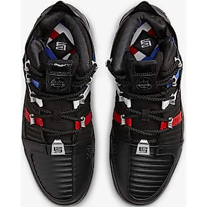 Nike Zoom Lebron III QS Black/Metallic Silver/University 9 D (M)