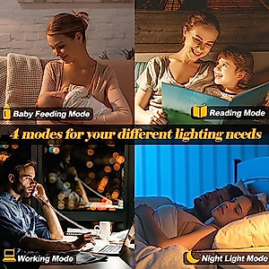 Arch Floor Lamps with Remote - Dimmable Floor Lamp 70”, Black Tall Lamp with 360° Adjustable Hanging Metal Shade, Arc Lamps Floor Standing with 9W Bulb, Over Couch Lamps for Living Room, Foot Switch