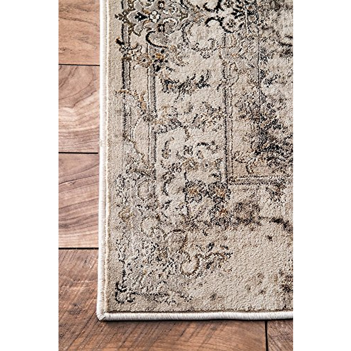 nuLOOM Dinah Vintage Area Rug, 4' x 6', Ivory