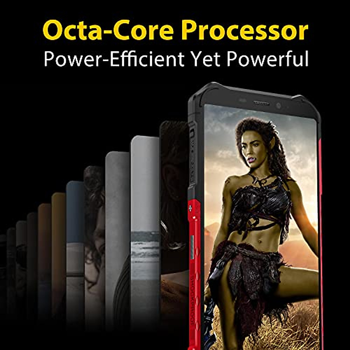 Ulefone Armor X9 Pro Rugged Smartphone, 4GB+64GB Unlocked Cell Phones, 13MP +5MP+2MP, 5.5 inch Screen, Android 11 Helio Octa-core, Military Grade Smartphone, Face ID, NFC, WiFi (Black)