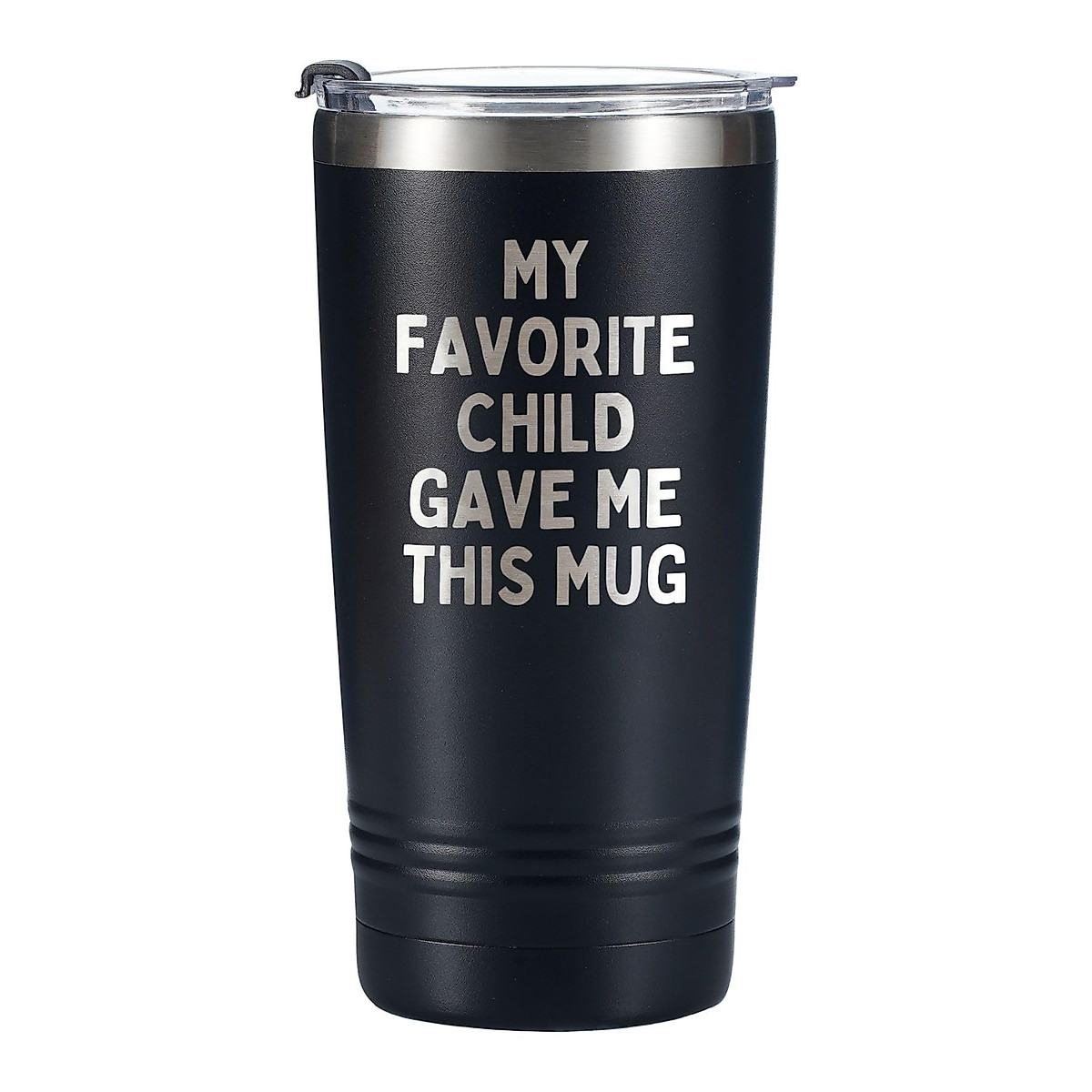 Onebttl My Favorite Child Gave Me This Mug, Funny Gifts for Father's Day, Birthday, Christmas from Daughter, Son, Wife, Stainless Steel Travel Tumbler 20oz