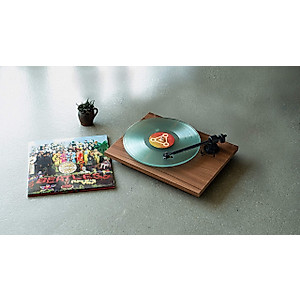 Pro-Ject T1 BT Turntable with Built-in Preamp and Wireless Audio Transmitter (Satin Walnut)