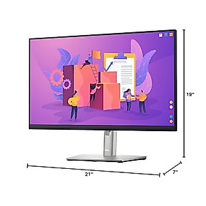 Dell P2422H 24" Full HD 1080p, 16:9 IPS Monitor (P2422H) + HDMI Cable + LCD Cleaning Kit
