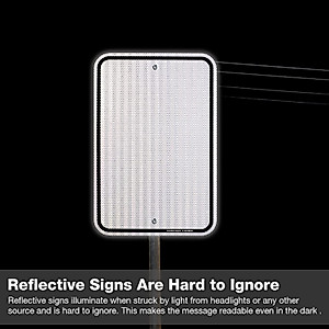 Faittoo Blank Write-On Metal Sign, 2-Pack 18 x 12 Inches Blank Metal Signs, Rust Free Aluminum, Engineer Grade Reflective Material, UV Protected, Weather/Fade Resistant, Easy to Install