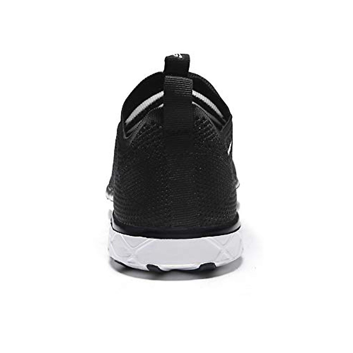 SUOKENI Women's Quick Drying Slip On Water Shoes for Beach or Water Sports Blackwhite,Size:US 7/EU 38