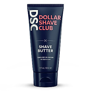 Dollar Shave Club Translucent Shave Butter for a Precise and Smooth Shave Suitable for Sensitive Skin 6 oz