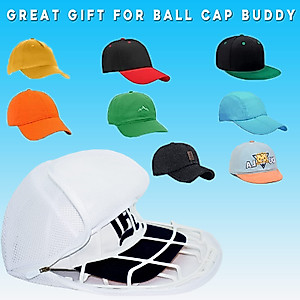 Hat Washer Cage Hat Cleaner, Baseball Cap Washing Cage Hat Washer for Washing Machine, Hat Washer for Baseball Caps for Washing Machine or Dishwasher, Baseball Hat Cleaning Protector Frame Cage