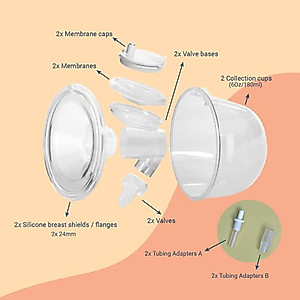 Pump-A-Collect 2X Membrane Caps