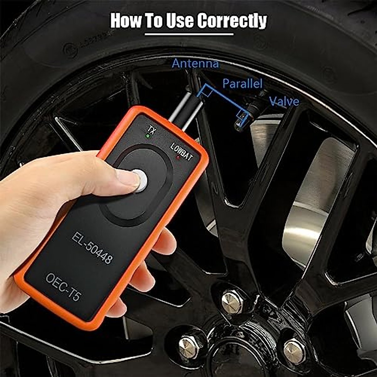 AICEL TPMS Relearn Tool for GM Tire Sensor, Automotive Tire Pressure Monitor Sensor Activation Reset Tool OEC-T5, System Programming Training for Most GM Series Vehicles, Car Accessories