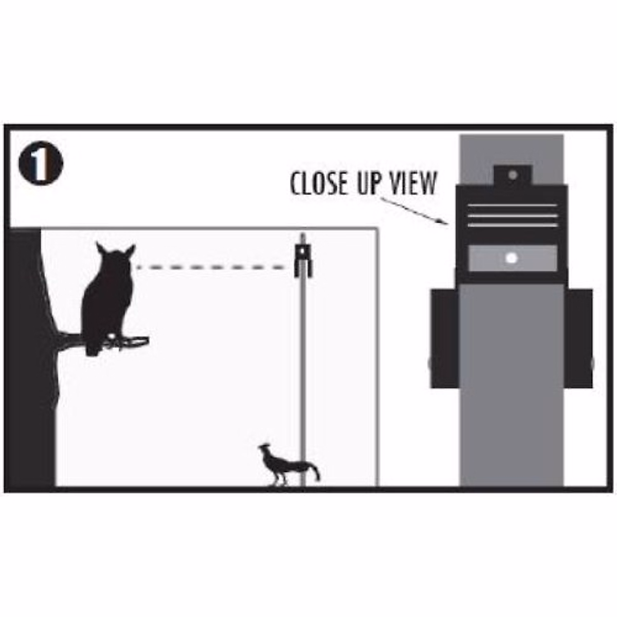 Nite Guard Solar NG-001 Predator Control Light,Single Pack, Black