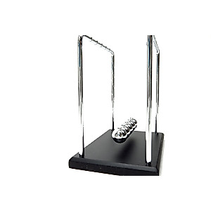 PowerTRC Newtons Cradle Balance Balls 7 1/4" | Science Physics Gadget | Desk Toys & Accessories