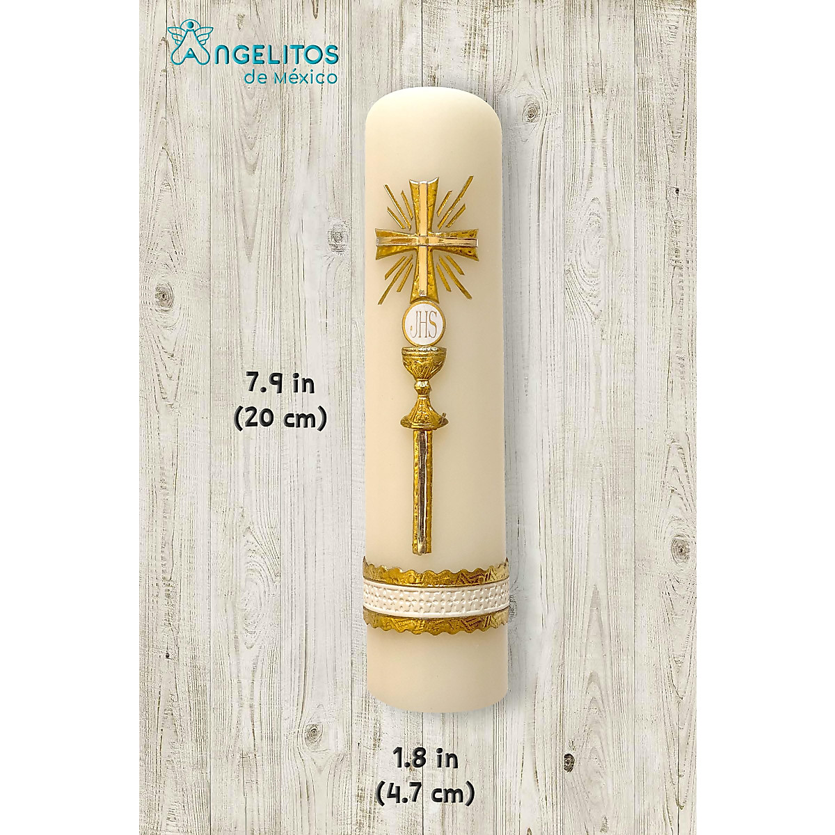 Custody Cross Candle Prayer Mass Jesus Cirio Handmade Vela Custodia