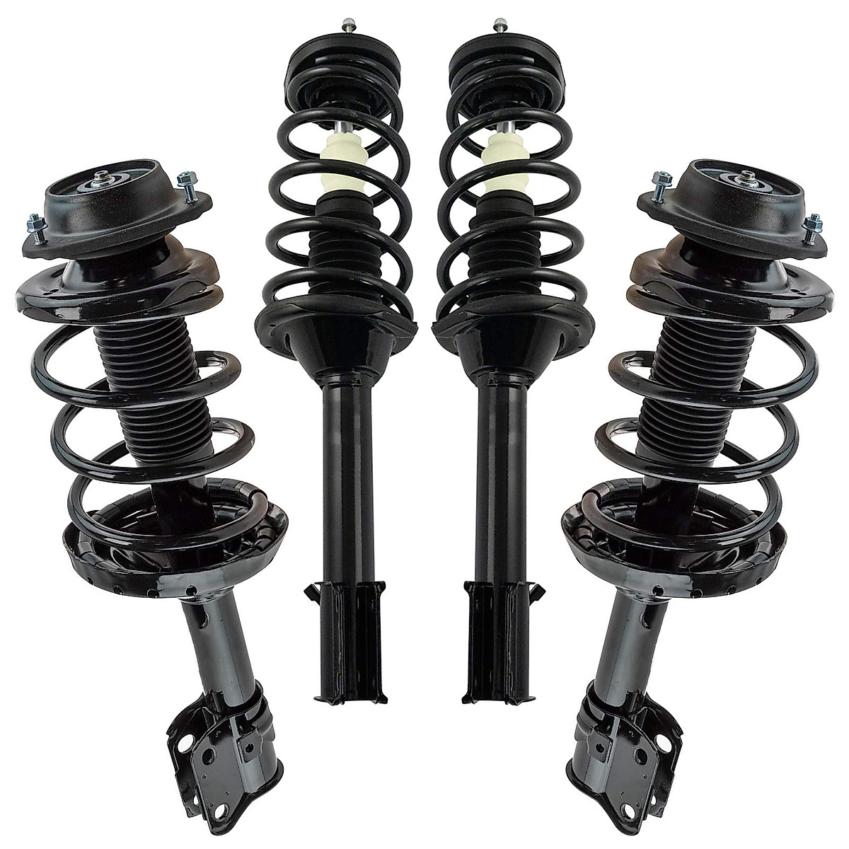 TRQ Complete Loaded Strut Spring Assembly Front & Rear Kit for Subaru Forester