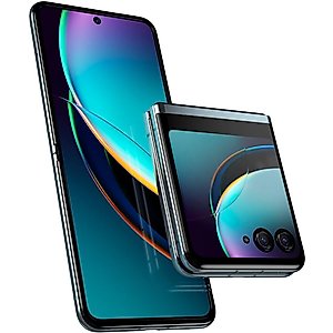 Motorola RAZR 40 Ultra 5G Dual 512GB 12GB RAM Unlocked (GSM Only | No CDMA - not Compatible with Verizon/Sprint) China Version, Foldable Smartphone – Black