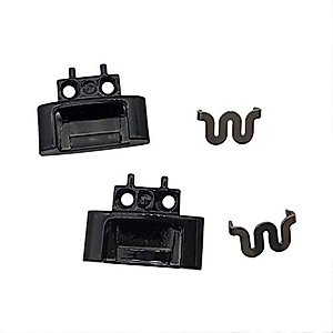 Learsoon Replacement Headband Hinge Clip Cover + Pin Repair Parts Kits Set Accessories Fit for Beats Solo3 Wireless Solo2 Wireless Over-Ear Headphones (Matte Black)
