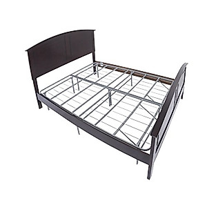 Mantua Premium Platform Bed Base in Silver, Replaces Box Spring and Bed Frame