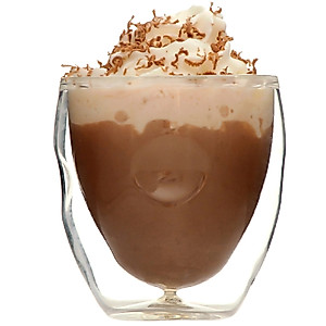 Ozeri Moderna Artisan Series Double Wall Beverage and Espresso Shot Glasses, 2-Ounce, Set of 4