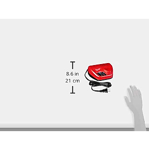 Milwaukee Genuine OEM 48-59-2401 M12 Lithium Ion 12 Volt Battery Charger w/LED Indicating, Red