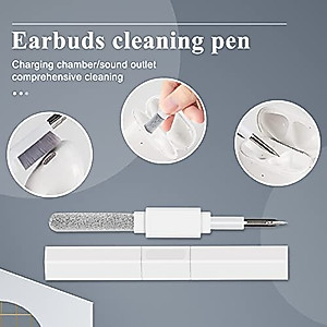 Cleaner Kit for Earbuds, Wireless Headphones Cleaning Kit , Cleaning Pen for Airpods、Huawei 、Samsung 、MI、 Earbuds Earphones Charging Ports