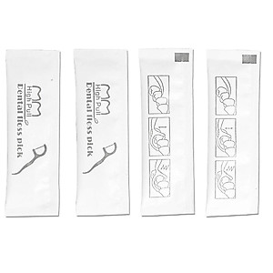 50 Count,Individually Wrapped Micro Dental Floss (100 Pcs)